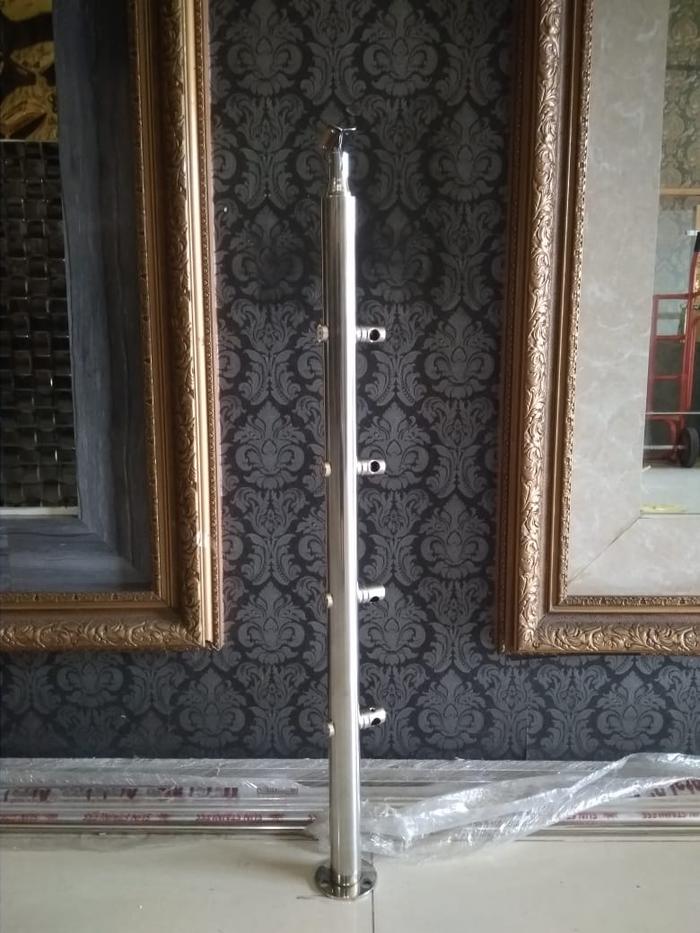 Jual Tiang Railing Tangga Stainless P-02 SUS 201 Kilap - Jakarta Barat ...