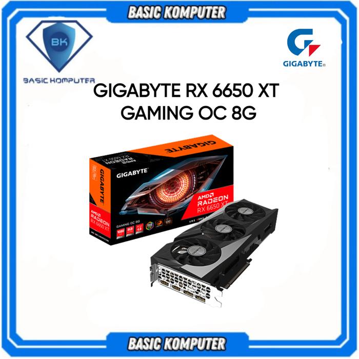 Jual GIGABYTE AMD RADEON RX 6650 XT GAMING OC 8G RX6650 6650XT - Jakarta Pusat - BASIC KOMPUTER ...