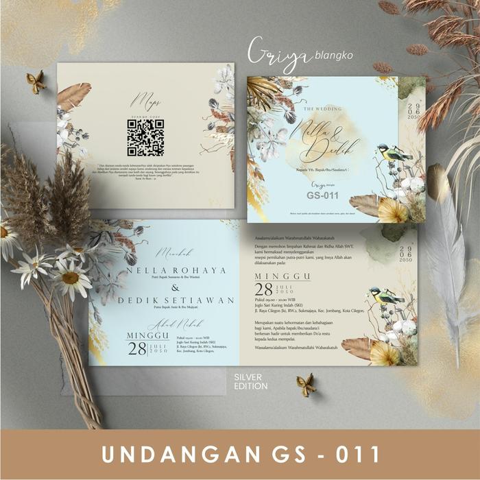 Promo GS 011 Blanko Undangan | Undangan Murah | Blangko Undangan - Kab ...
