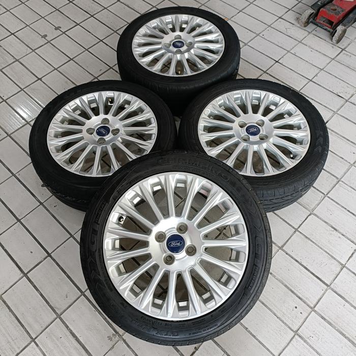 Jual Velg Second Copotan Std Ford Fiesta Ring 16 Baud 4x100+Ban 195 50 ...