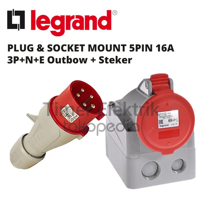Jual LEGRAND Plug & Socket Mounting 5 Pin 16A - Jakarta Pusat - Timer ...