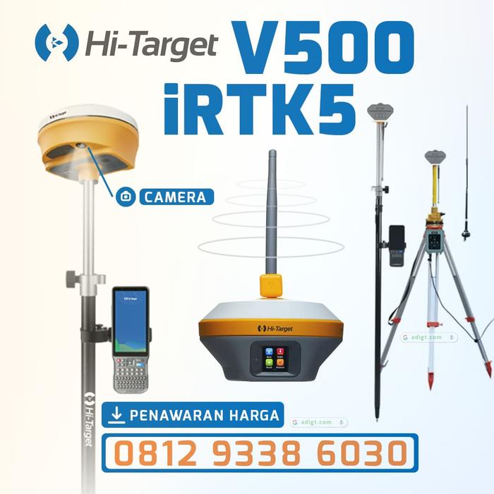Jual GNSS RTK Hi-Target V500 Rover dan iRTK5 Rover GPS Geodetic set - Jakarta Selatan - AdiGT ...