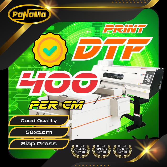Promo Cetak DTF Per CM / Sablon Digital / Print Digital Transfer Film ...