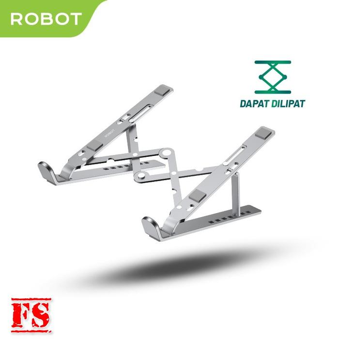 Jual ROBOT RT-LS04 Aluminium Alloy Liftable & Foldable Laptop Cooling ...