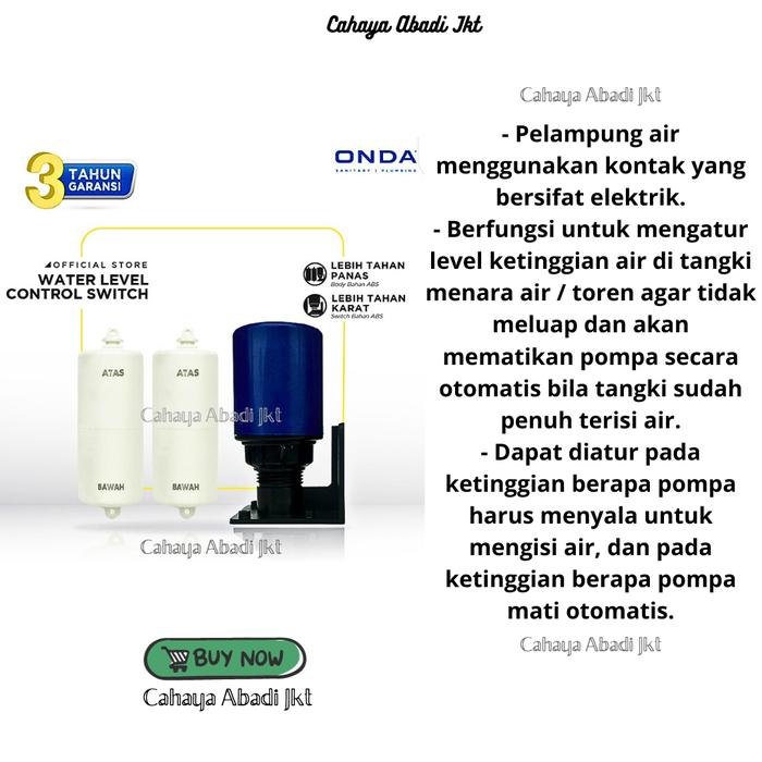 Jual Pelampung Radar ONDA/Otomatis Radar Toren Air/Tandon Level Switch ...