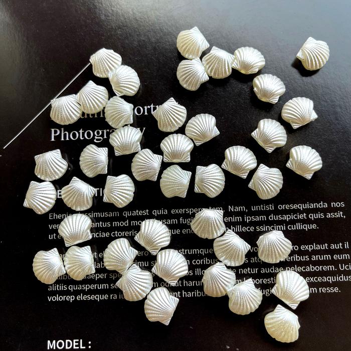 Jual Manik Kerang Shell Akrilik Kilap Putih Mutiara (10pcs) - Kota ...