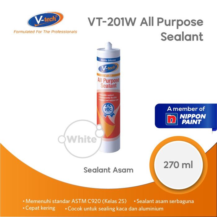 Jual Sealant Nippon VT-201 270mL / Sealant Asam Nippon Paint VT201 ...