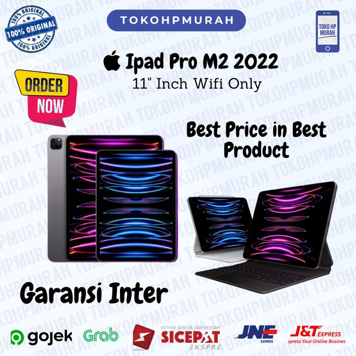 Jual Apple iPad Pro M2 2022 11" inch 512GB 2TB 1TB 512GB 256GB 128GB Wifi - 128GB, GREY ...