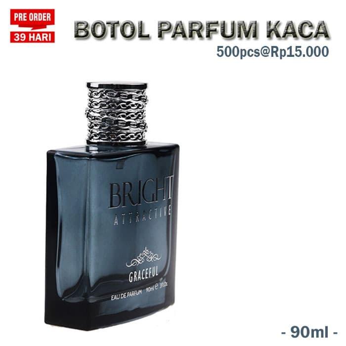 Jual Botol Parfum Pria Botol Minyak Wangi Laki Laki 90 ml Botol Kaca ...
