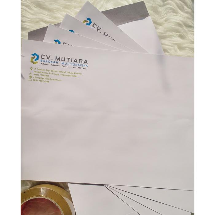 Jual Cetak Amplop Putih F4 Custom Satuan Full Warna - Kota Tangerang ...