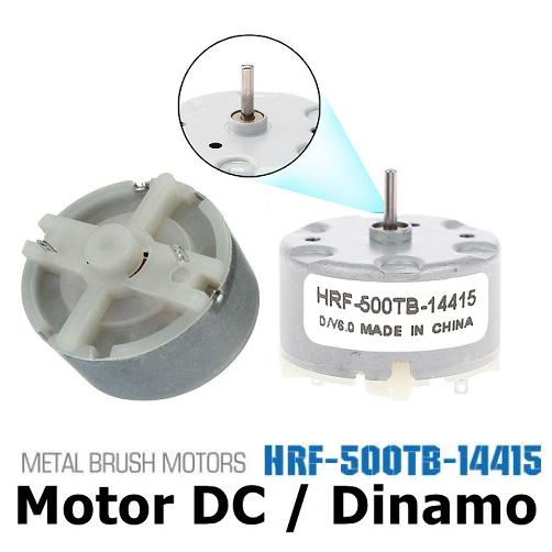 Jual Dinamo Motor RF-500TB-14415 3100RPM Mini Micro Generator Dc 1.5 ...