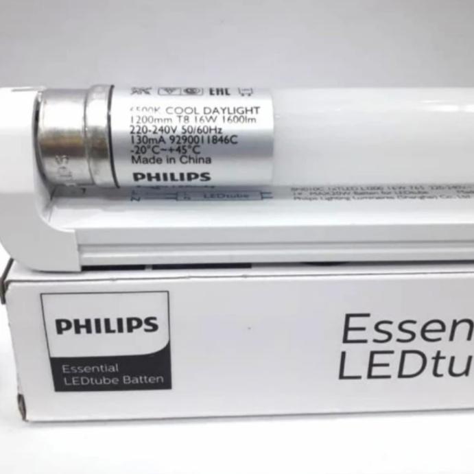 Jual Set Philips LED 16W Ecofit + Kap BN015C Komplit Lampu Neon T8 120cm - Kota Surabaya ...