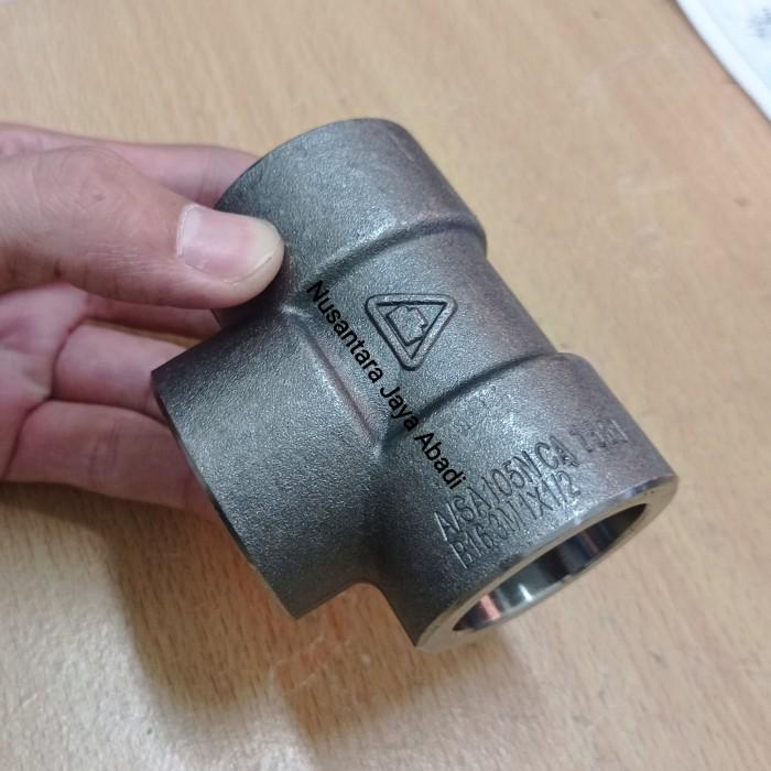 Jual Tee Reducer Besi Las A105 3000 Psi SW Socket Weld 1 x 3/4 " inchi ...