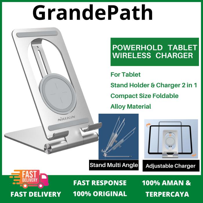Jual Wireless Charger Stand Tablet NILLKIN PowerHold Foldable ...
