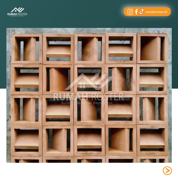 Jual Roster Beton/Roster Minimalis/Loster Beton motif nako Lb2 (2 Muka ...
