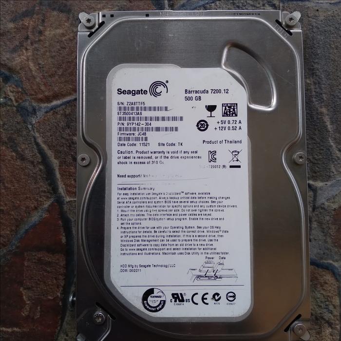 Jual HDD Seagate 500gb SATA 3.5 7200rpm Harddisk Hardisk Rusak Internal 500 - Kab. Jepara - DQ ...