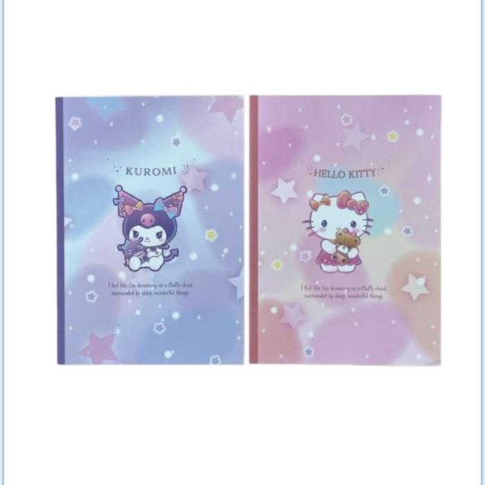 Jual Buku Tulis Kuromi Berikat Lem - Miniso Kuromi A5 Glue-Bound Book ...