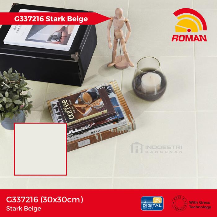Jual Keramik Lantai Roman G337216 Stark Beige / Roman Keramik Lantai ...
