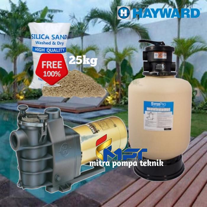 Jual pompa kolam Renang Hayward Pompa 2 HP Max Flo + SandFilter ...