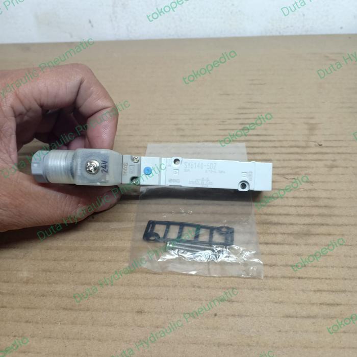 Jual SY5140 - 5DZ SMC SELENOID VALVE 5/2 SINGLE CONTROL 24VDC MADE IN ...