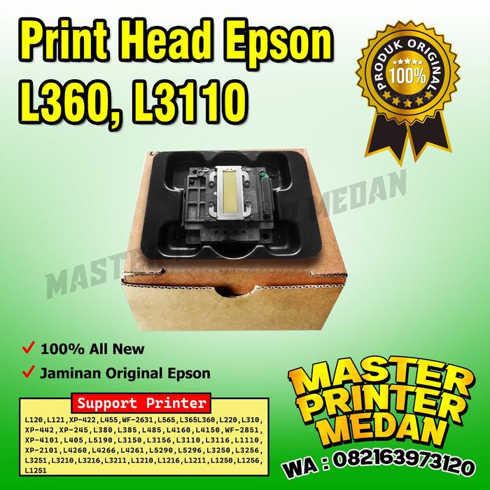 Jual Print Head Printer Epson L1110 L3110 L3150 L4150 L4160 L5190