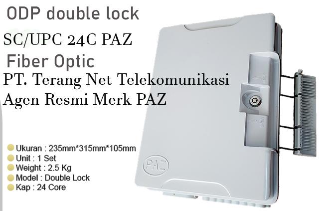 Jual PAZ ODP Double Lock 24 Core SC UPC ODP Tiang ODP Pole Fiber Optik ...