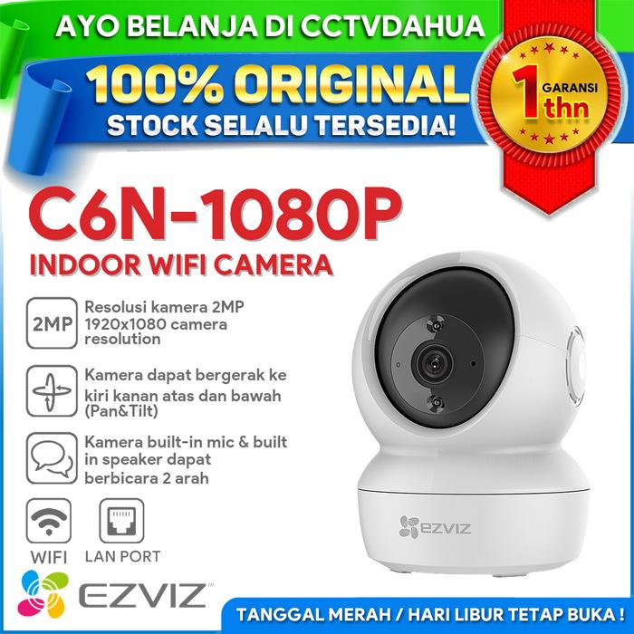 Jual EZVIZ C6N 3MP 2K WIFI WIRELESS CAMERA CCTV SMART IP GARANSI RESMI ...