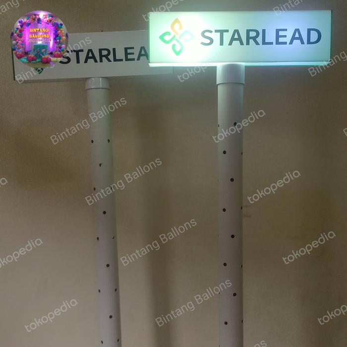 Jual Tiang holder balon sablon - Display balon print - logo led box ...