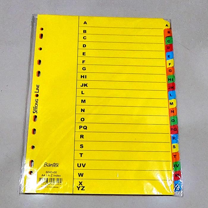 Jual Bantex Divider A4 A-Z (6043) per set - Jakarta Utara - Infinity ...