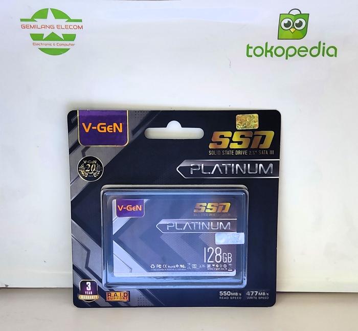 Jual SSD V-GeN 128GB SATA 3 Solid State drive 2,5 Inch - Kab. Karawang ...
