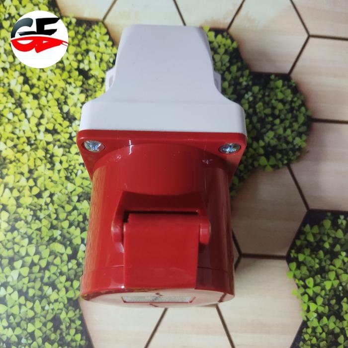 Jual CEE 124 4Pole 32A Industrial Surface Mounting Socket Genset 4P ...