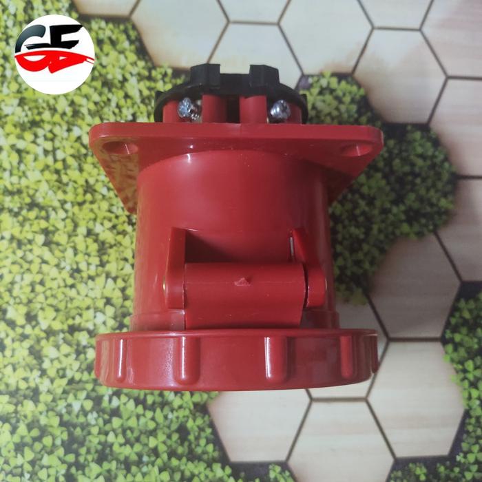 Jual CEE 335 5Pole 63A Industrial Panel Mounting Socket Genset 5Pin ...