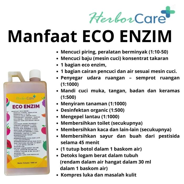 Promo Eco Enzyme | Pupuk Organik | Cairan Serbaguna | Pure Buah 1000ml ...