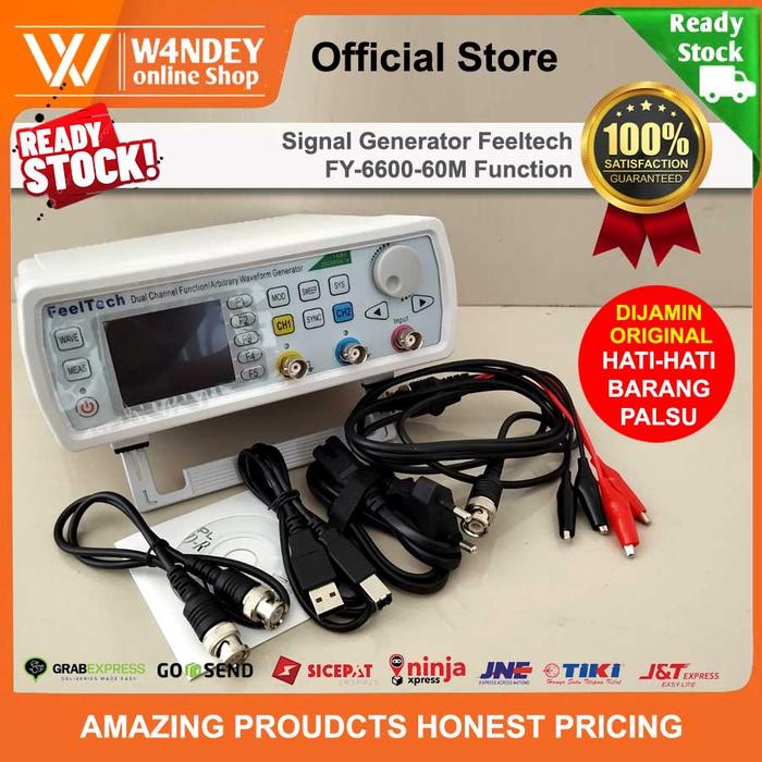 Jual FY6600 Signal Generator Feeltech FY-6600-60M Function DDS 60MHZ ...