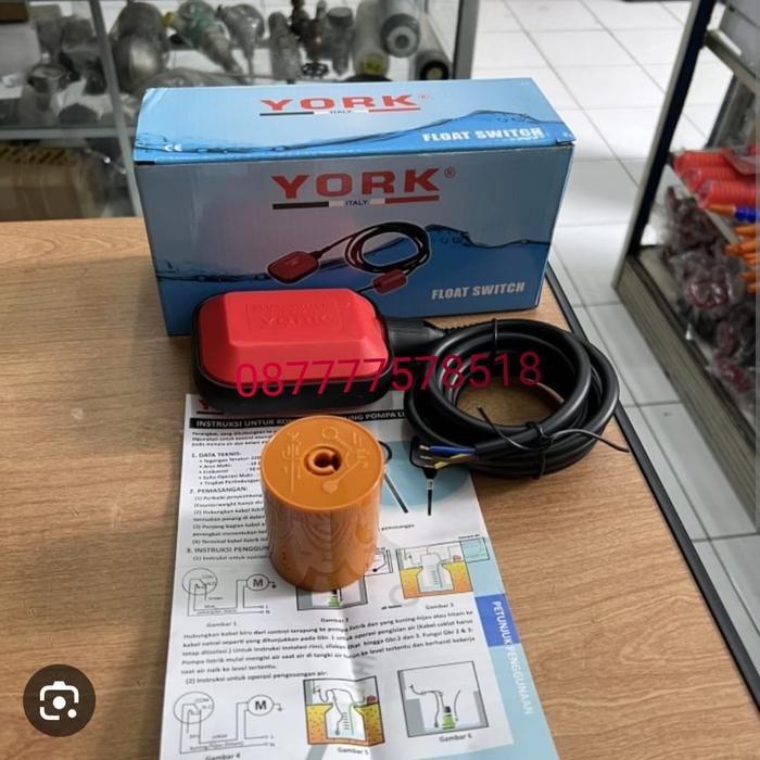 Jual PELAMPUNG TOREN AUTOMATIS # YORK FLOAT SWITCH 5 METER # AUTOMATIS ...