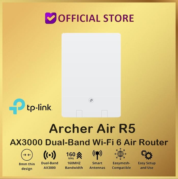Promo Tp-Link Archer Air R5 AX3000 Dual-Band Gigabit Wi-Fi 6 Air Router ...