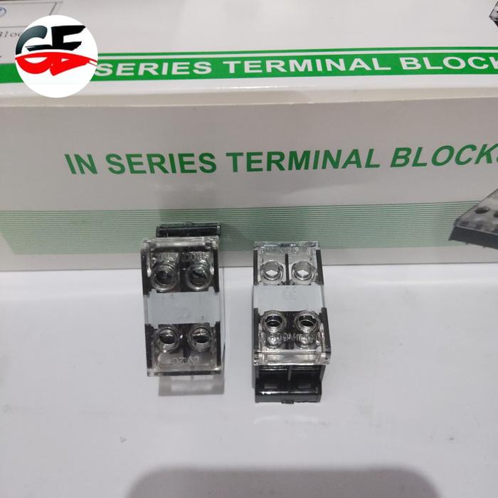Jual Terminal Blok TB IN 12 20 Ampere 2POLE BLOCK FORT 2p 2 pole IN12 ...