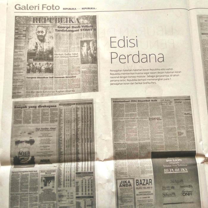 Jual Koran Republika 31 Desember 2022 Edisi Terakhir Perpisahan Di ...