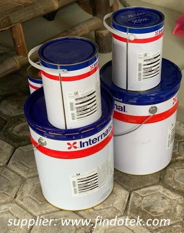 Jual Interthane 990 RAL 5010 / RAL5010 gentian blue International 5L ...