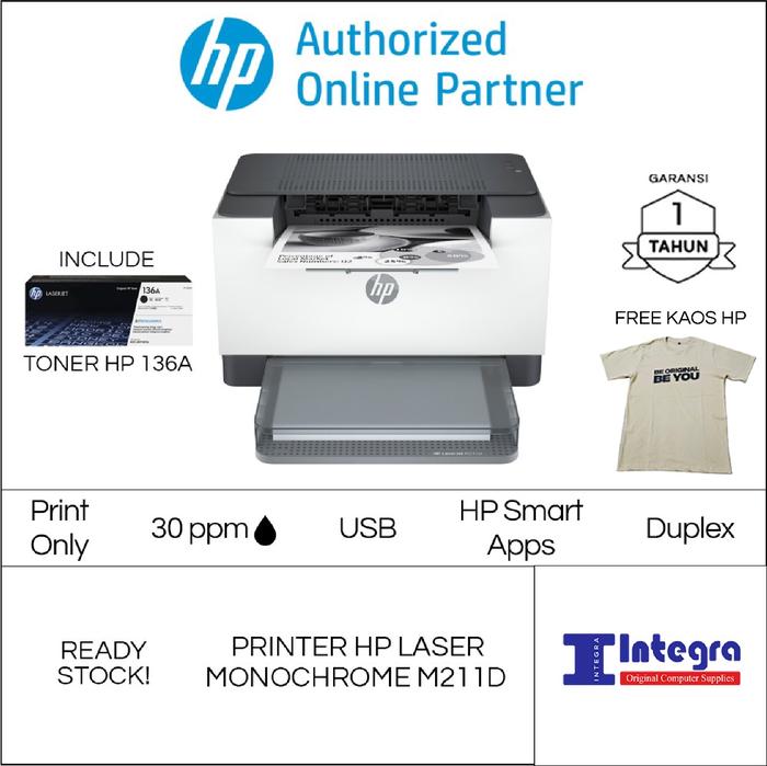 Jual Printer HP LaserJet Monochrome M211D Print Only Duplex 211D ...