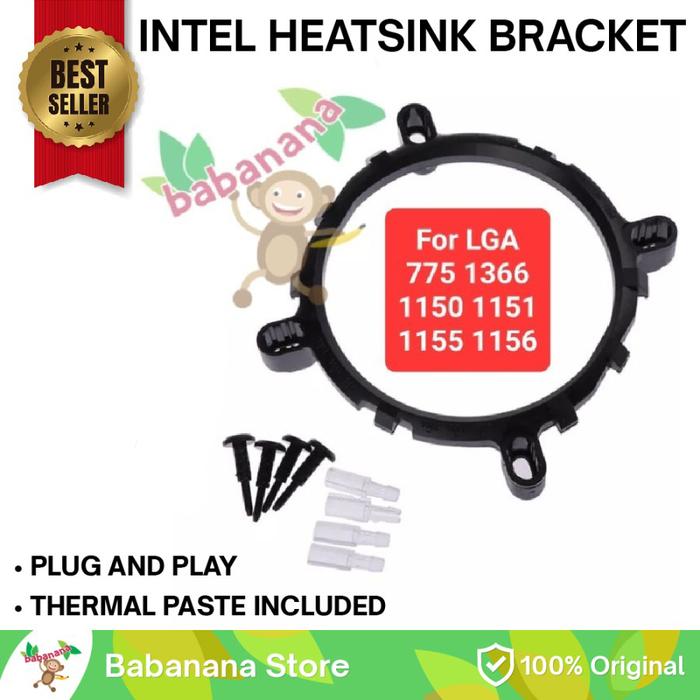 Jual Intel cooling fan bracket for LGA 775 1366 1150 1151 1155 1156 ...