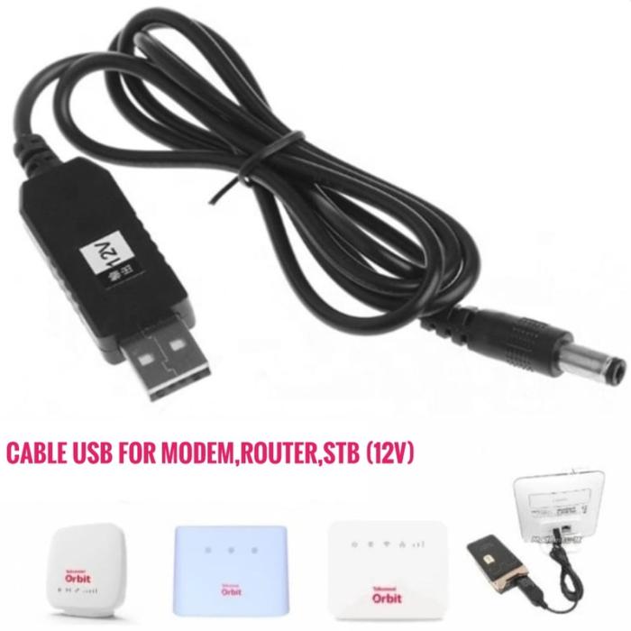 Jual Kabel Step Up Orbit to USB 5v to 12v DC Adapter - Kab. Karawang ...