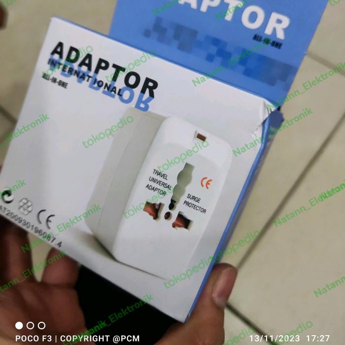 Jual travel adaptor adapter charger colokan international internasional ...