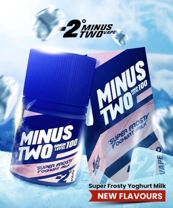 Jual Minus Two v4 Yogurt Milk botol liquid 60ml dingin bebs freebased ...