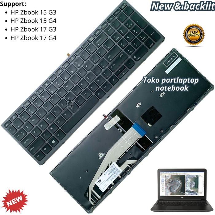 Jual Keyboard HP Zbook 15 G3 backlit original product - Jakarta Pusat ...