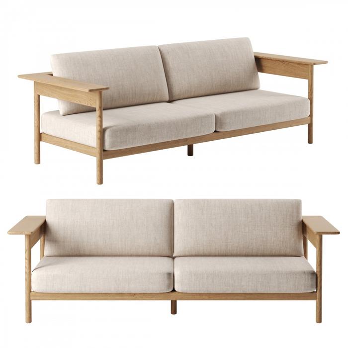 Jual Sofa Kursi Tamu Minimalis Modern Kayu Jati 2 Seater Tipe 2 - Kab ...