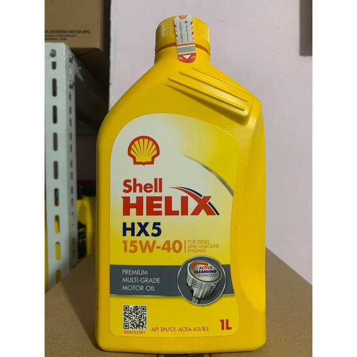 Jual Shell Helix HX5 15w40 Premium Multi-Grade Motor Oil UK 1L Original ...