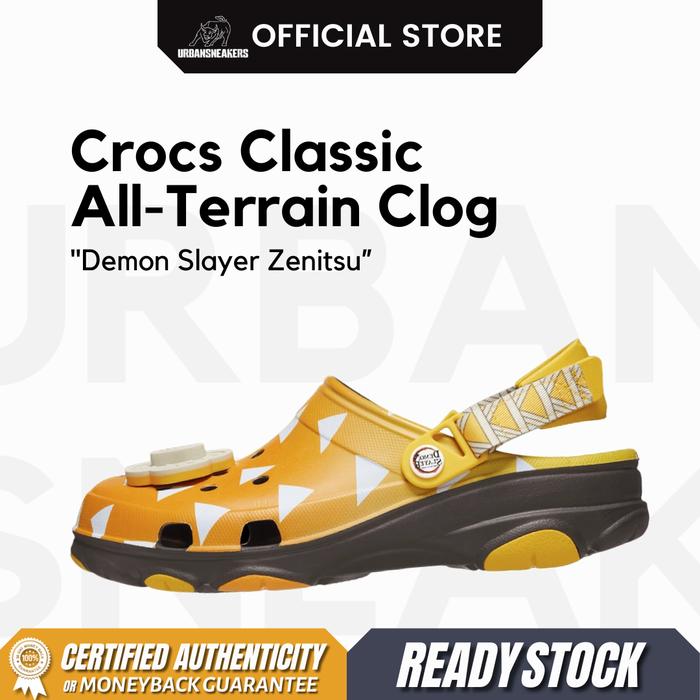Jual Crocs Classic All Terrain Clog Demon Slayer Zenitsu | 209318 206 ...
