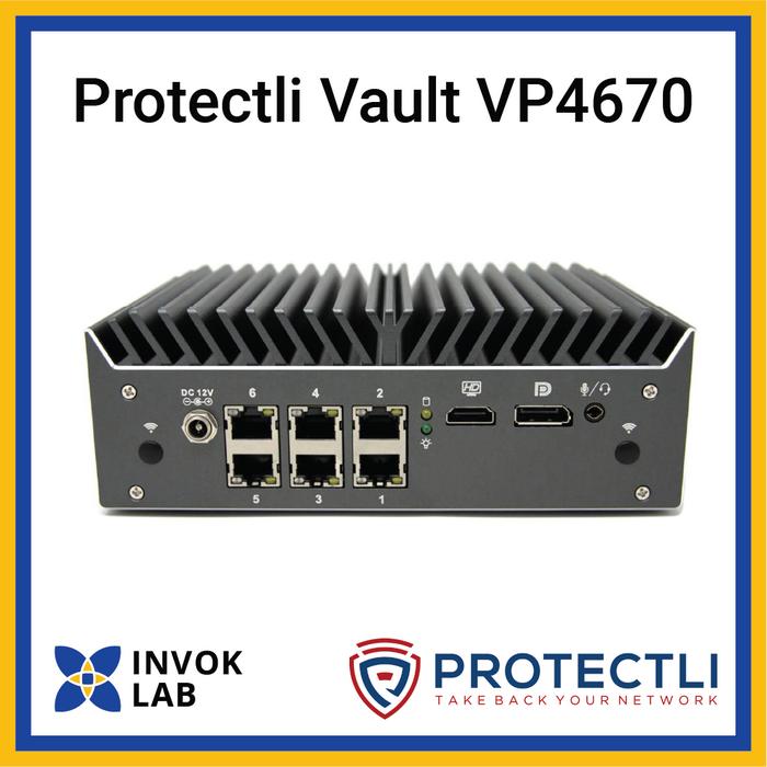 Jual Protectli Vault VP4670 6 Port Intel i7 Firewall Security Gateway ...