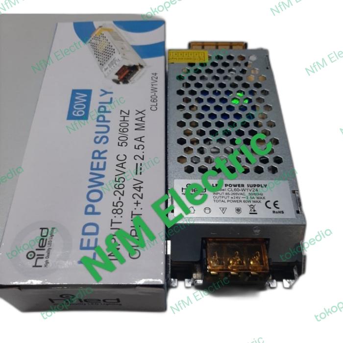 Jual Hiled Power Supply 24V 2,5A 60W Indoor / Trafo Adaptor 24V 60W ...